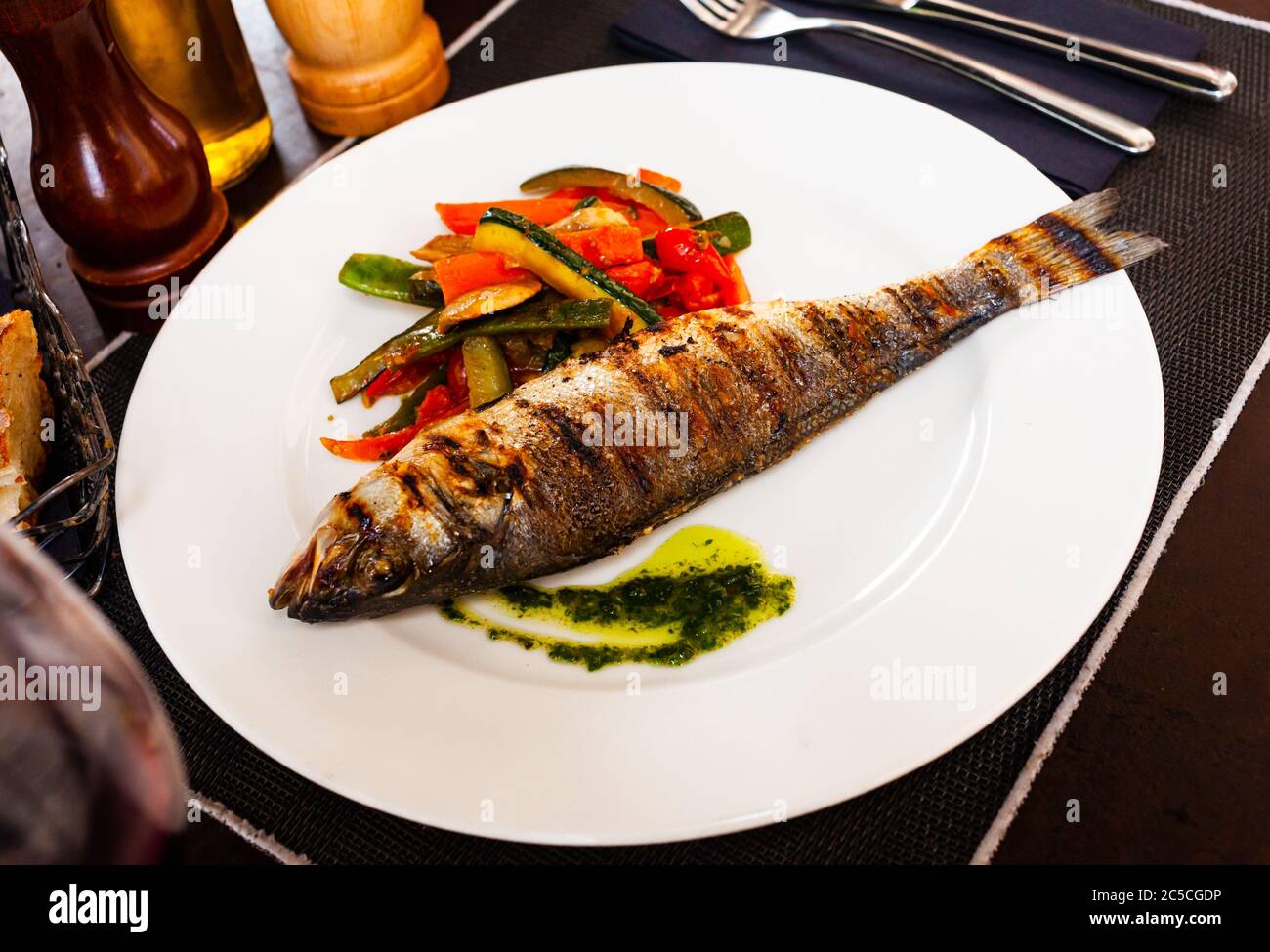 Stewed sea bass hi-res stock photography and images - Alamy
