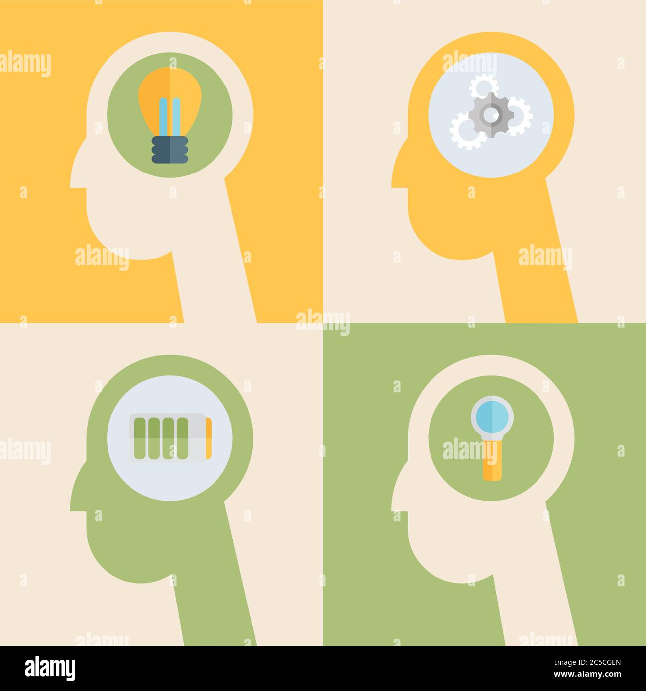 Collection of flat design colored vector illustration concepts for ...