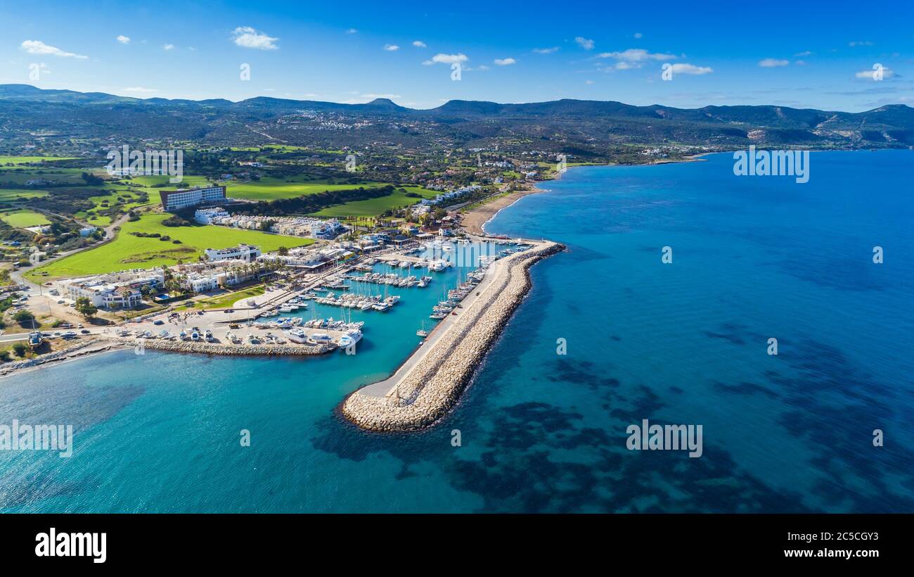 Latchi harbour paphos hi-res stock photography and images - Alamy