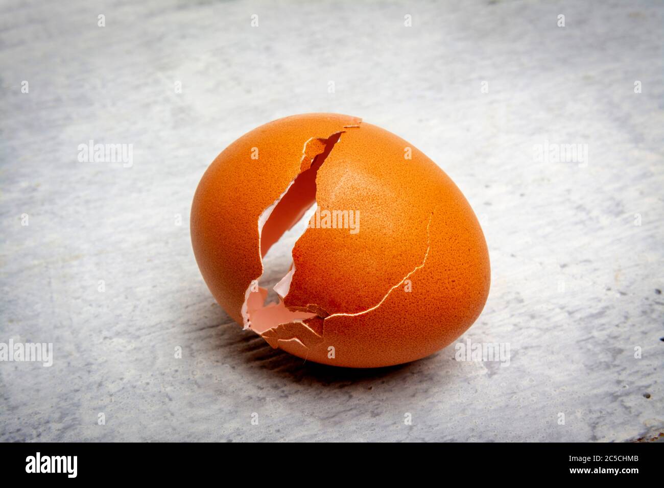 Group of broken egg shells isolated Stock Photo - Alamy