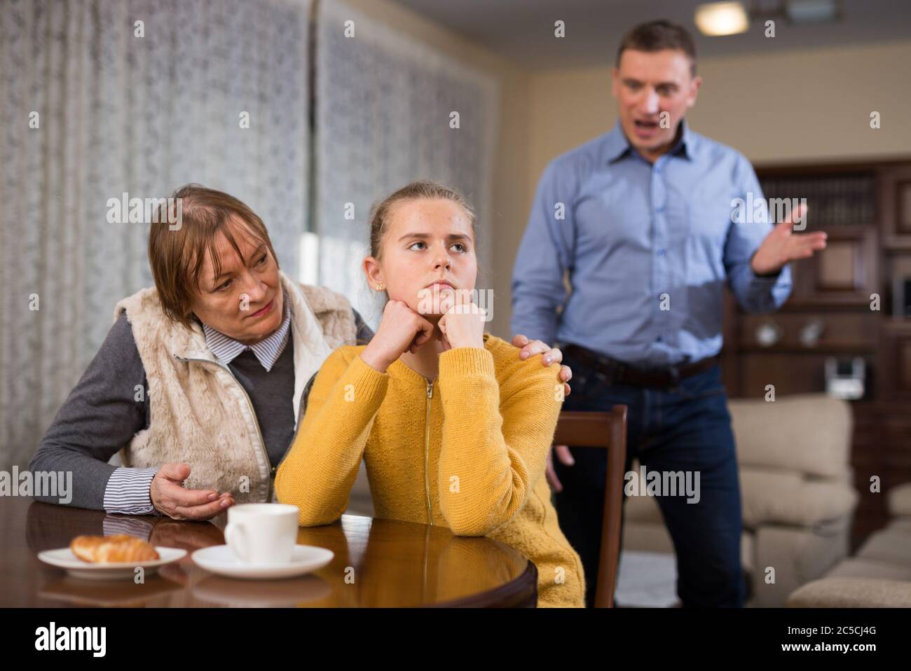 Scolded teen hi-res stock photography and images - Alamy