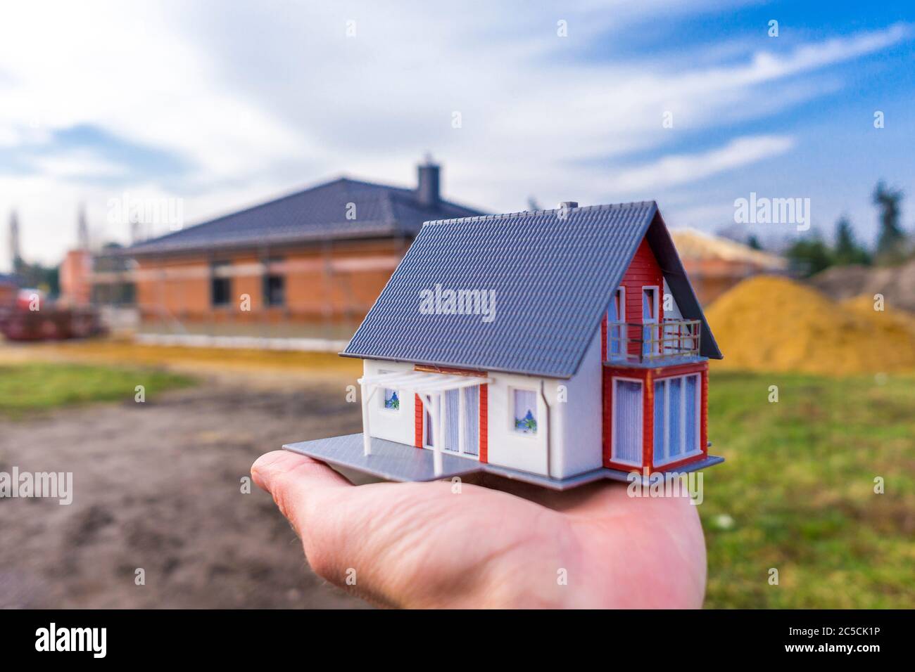 Dream of a new House Stock Photo - Alamy