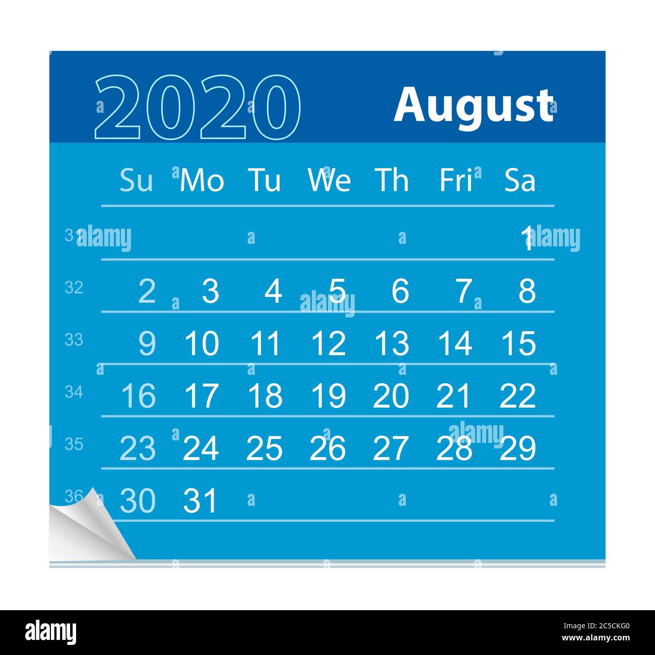 August month Cut Out Stock Images & Pictures - Alamy