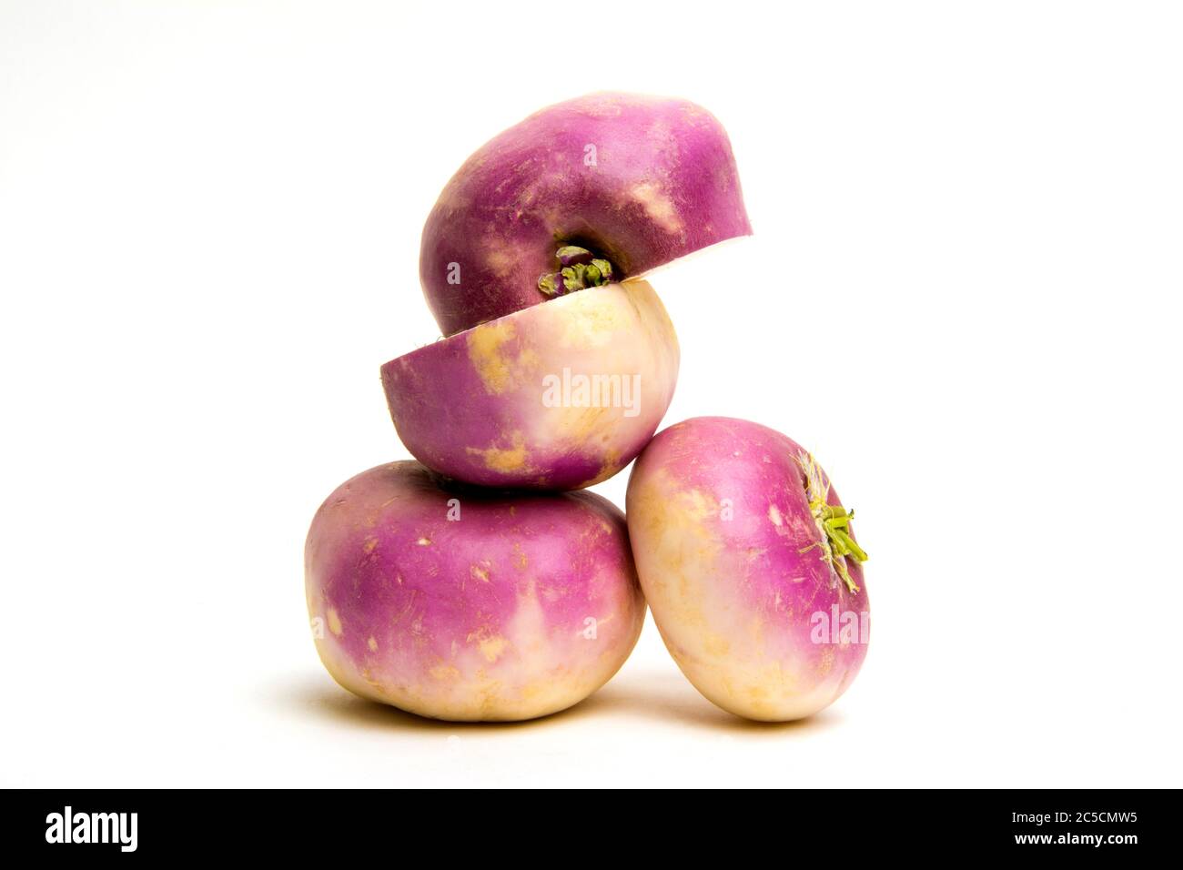 Turnips isolated on white background Stock Photo - Alamy