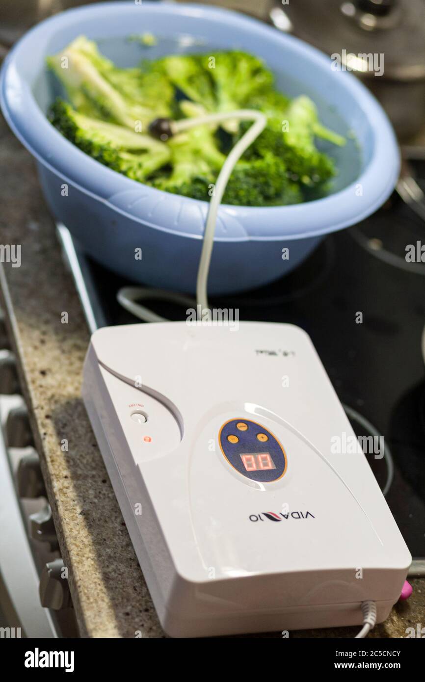 ozonizer used to clean vegetables Stock Photo - Alamy