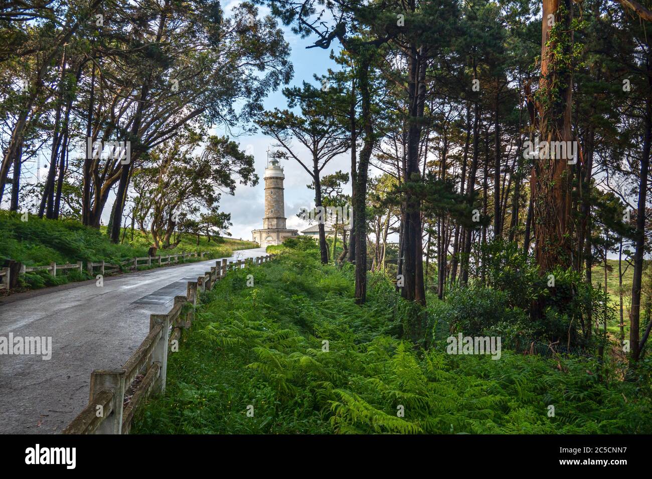 Cabo Mayor light house in Santander , Cantabria Stock Photo - Alamy
