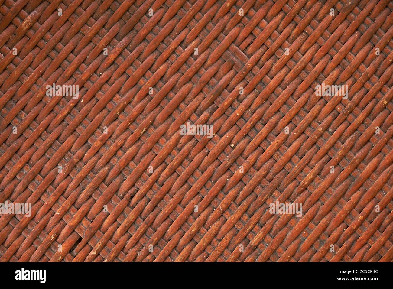 Old wicker wood texture and background Stock Photo - Alamy
