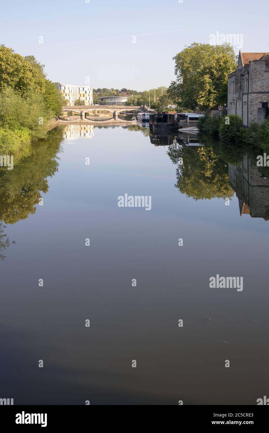 Trees river maidstone hi-res stock photography and images - Alamy