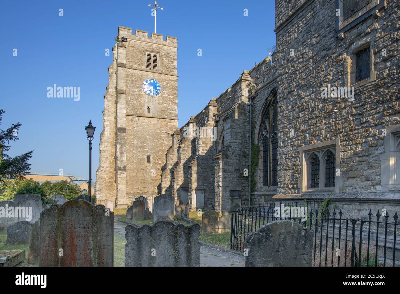 all saints parish church in maidstone kent Stock Photo - Alamy