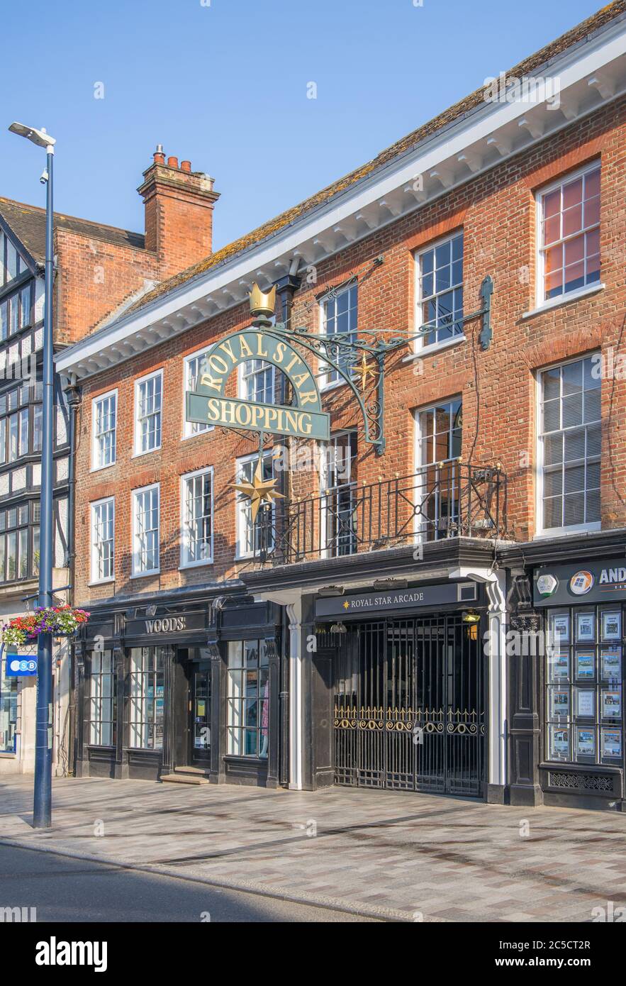 royal star shopping arcade in maidstone kent Stock Photo - Alamy