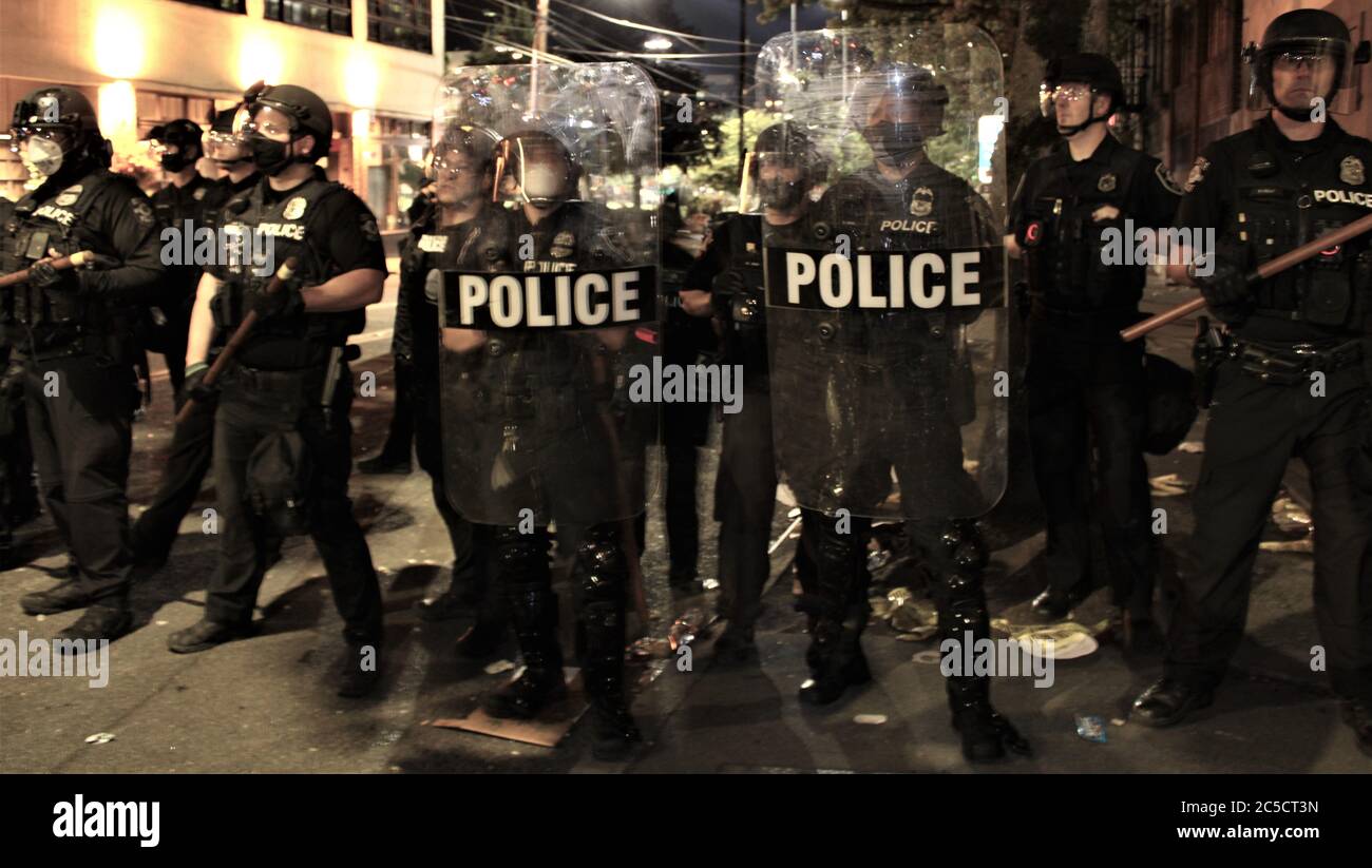 Seattle, Washington, USA. 2nd July, 2020. Mayhem and chaos in the CHAD ...