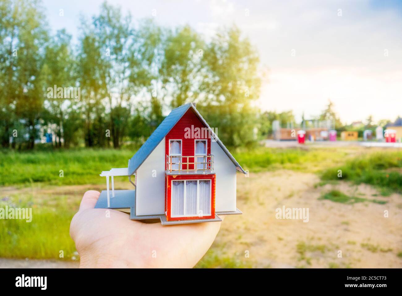 Dream of a new House Stock Photo - Alamy
