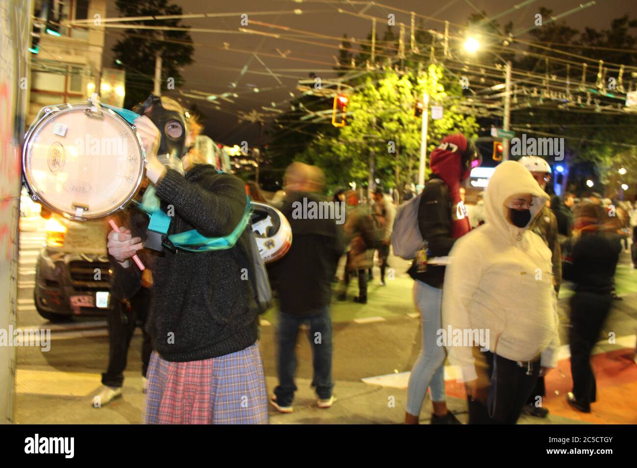 Seattle, Washington, USA. 2nd July, 2020. Mayhem and chaos in the CHAD ...