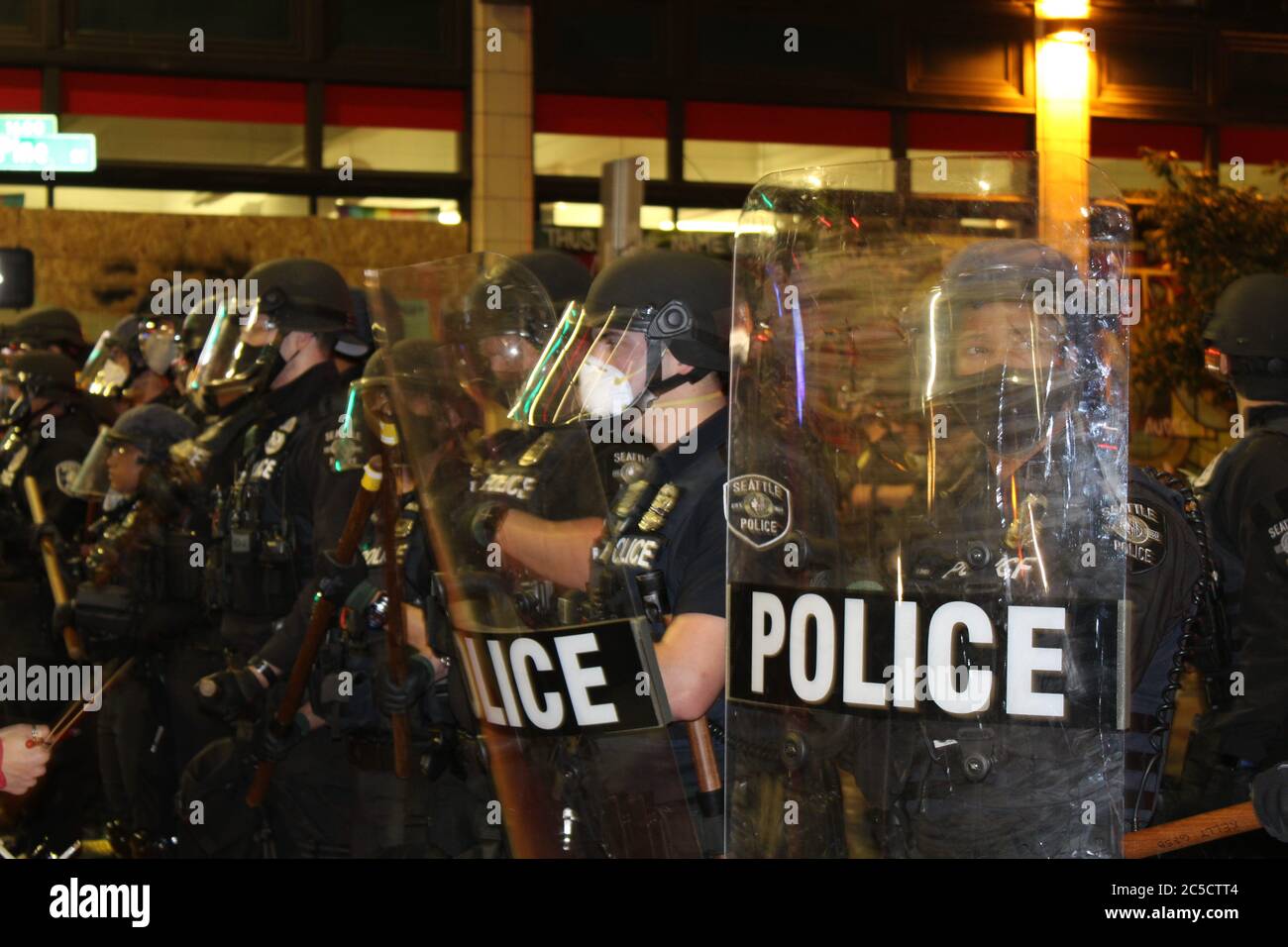 Seattle, Washington, USA. 2nd July, 2020. Mayhem and chaos in the CHAD ...