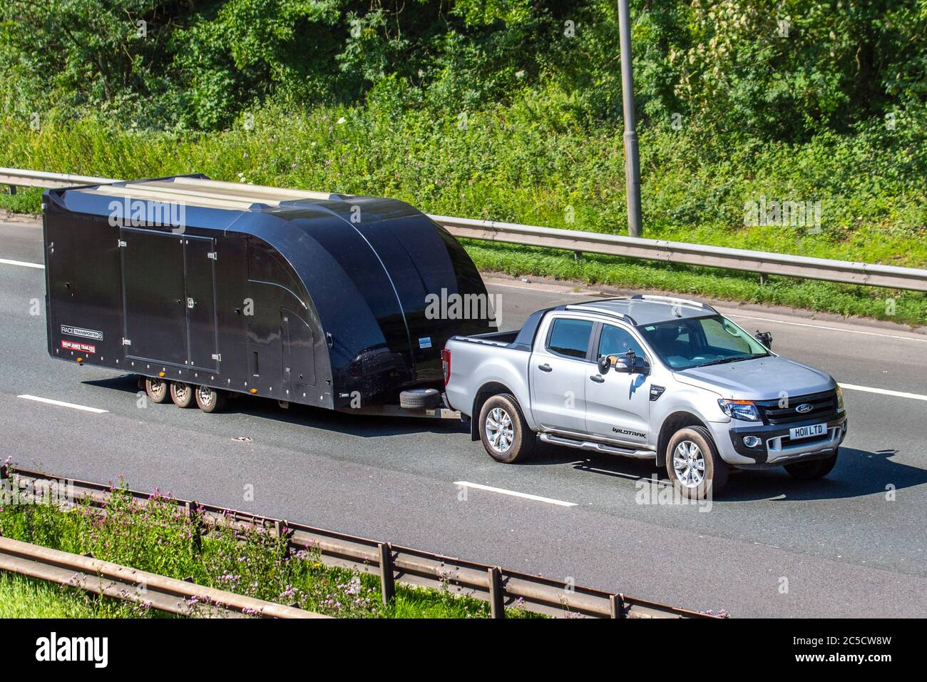 2015 silver Ford Ranger Wildtrak 4X4 TDCI; Vehicular traffic moving ...