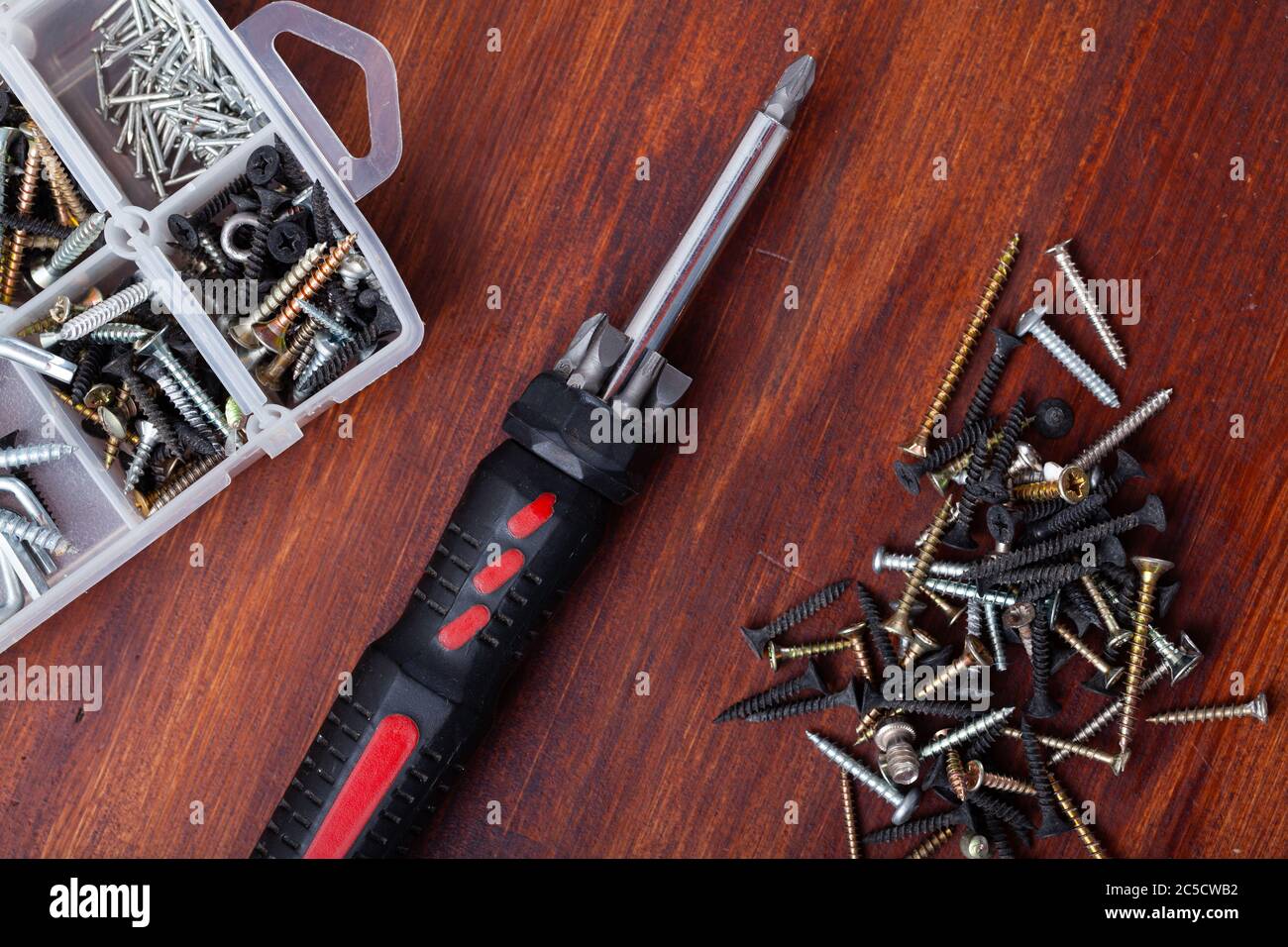 Self drilling screws hi-res stock photography and images - Alamy