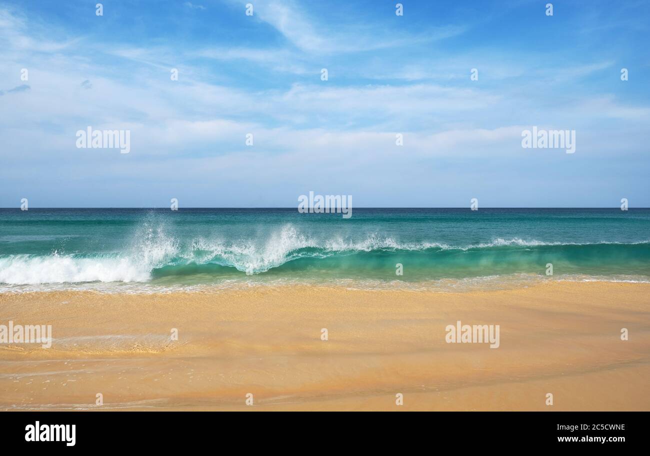 Ocean wave in Thailand. Karon beach, Phuket Stock Photo - Alamy