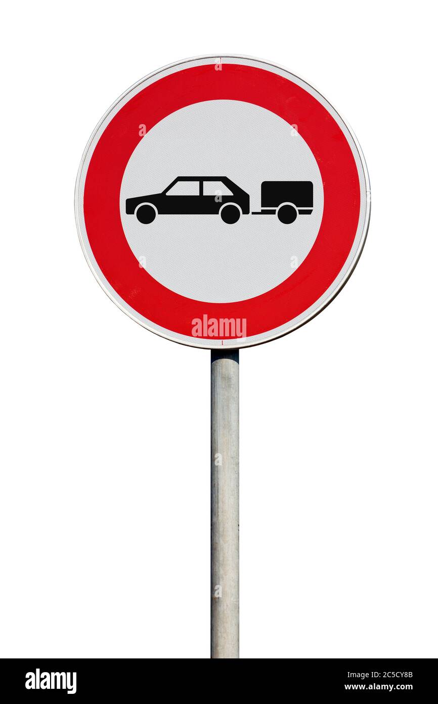 Prohibition sign motor vehicles hi-res stock photography and images - Alamy