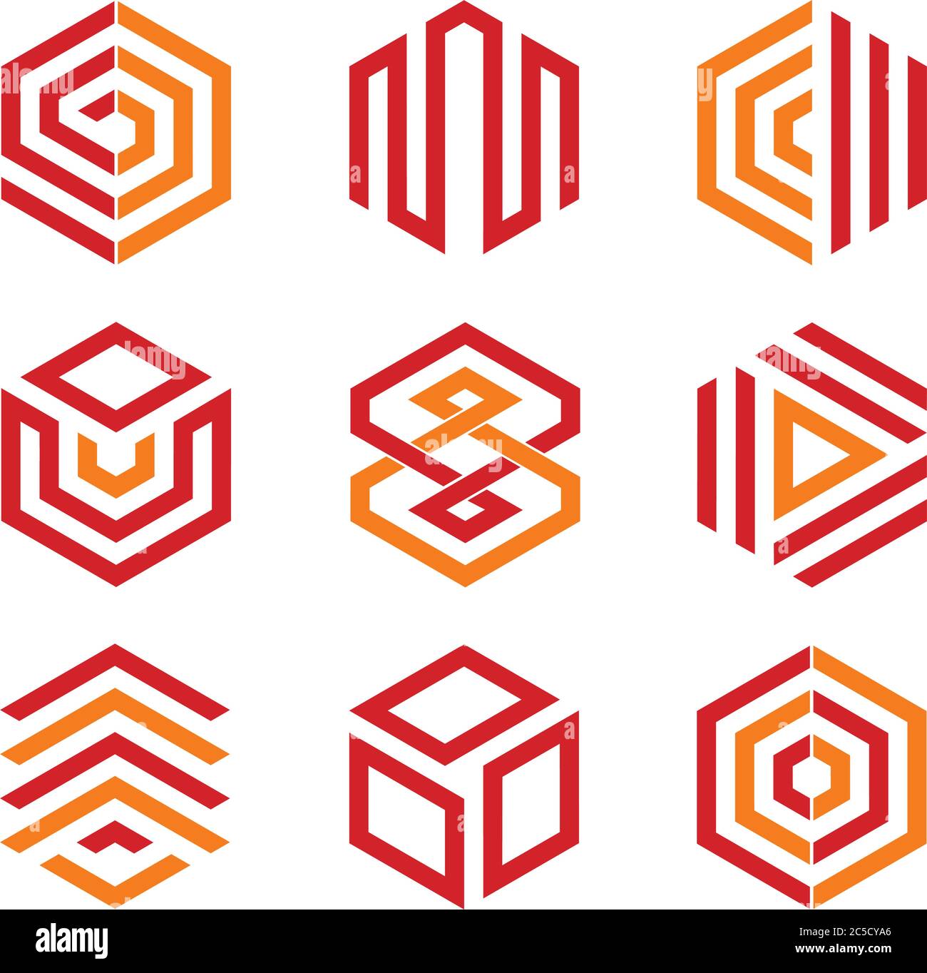 Abstract hexagon hi-res stock photography and images - Alamy