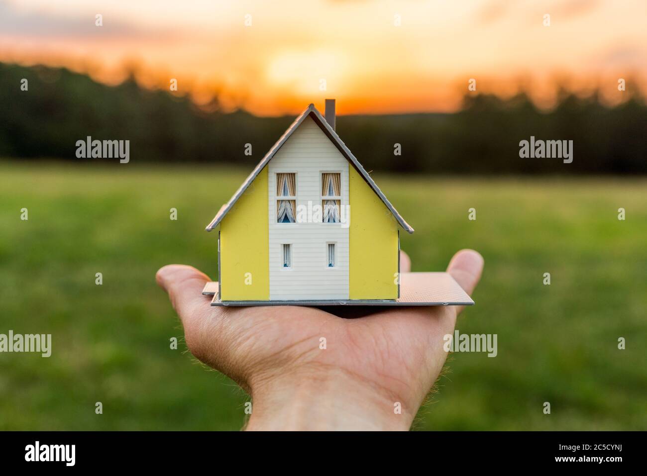 Dream of a new House Stock Photo - Alamy