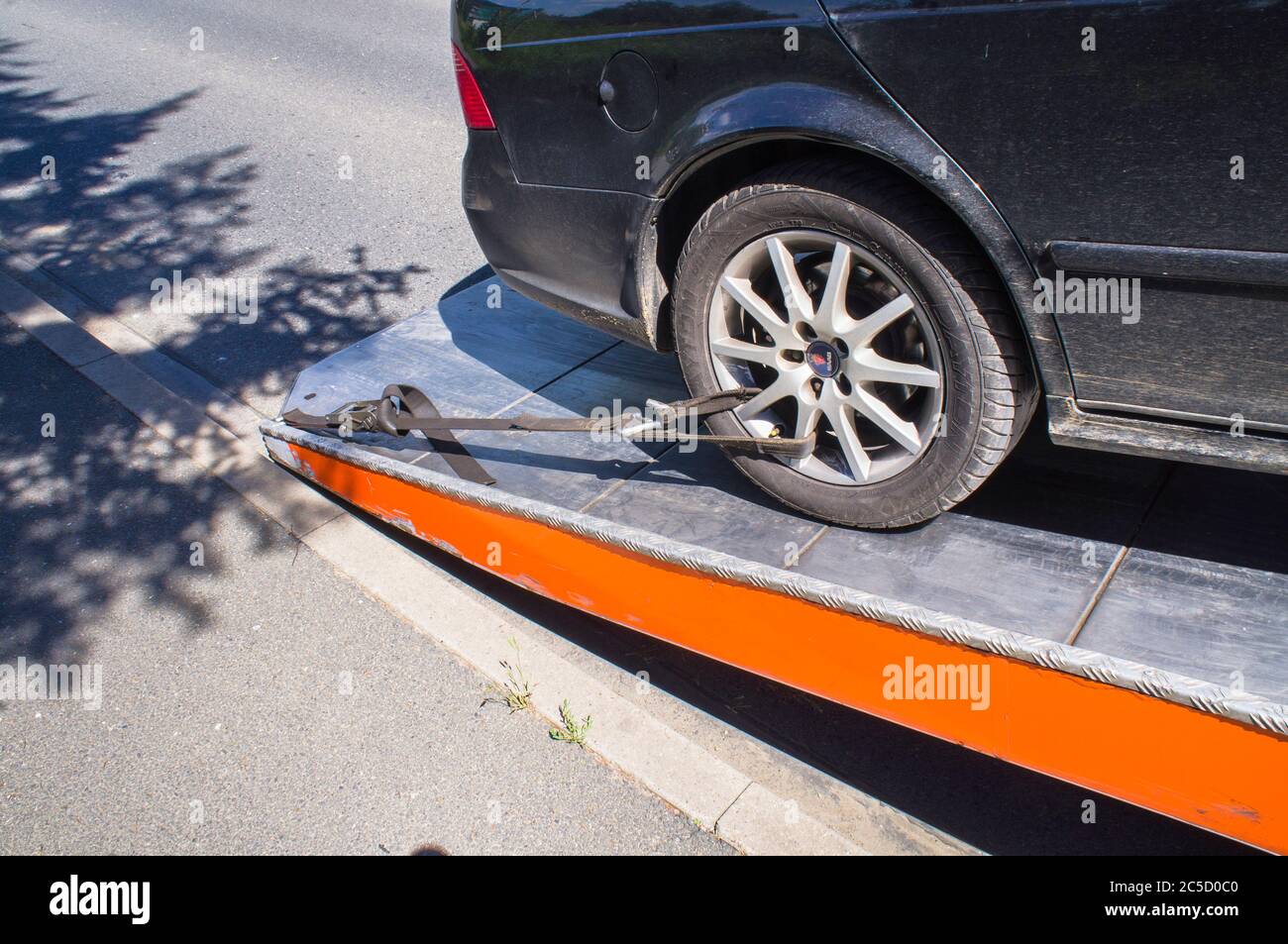 Road Assistance, car towing service, Saab, Czech Republic, on June 30 ...