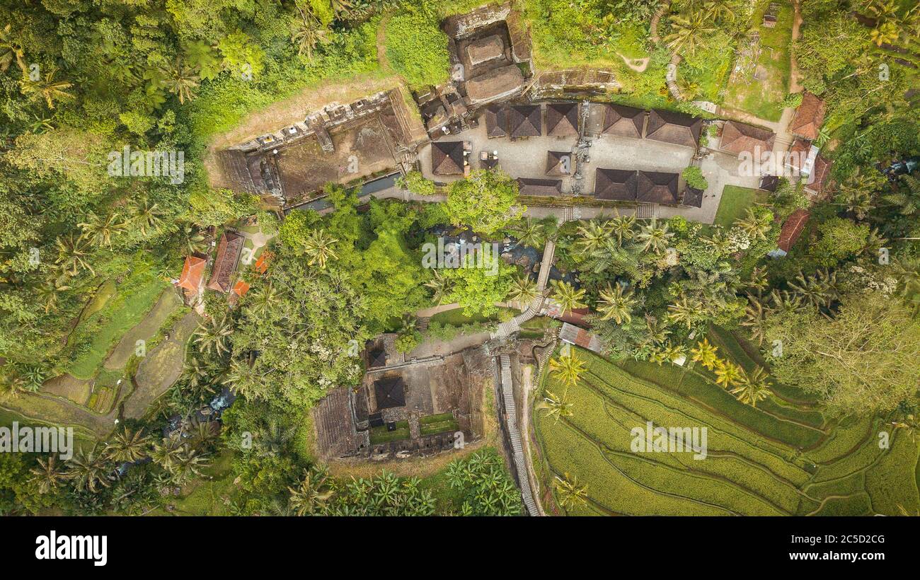 Indonesian rice fields aerial hi-res stock photography and images - Alamy