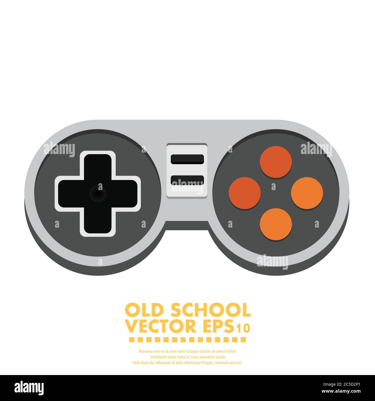 Flat joystick icon. Gaming background Stock Vector Image & Art - Alamy