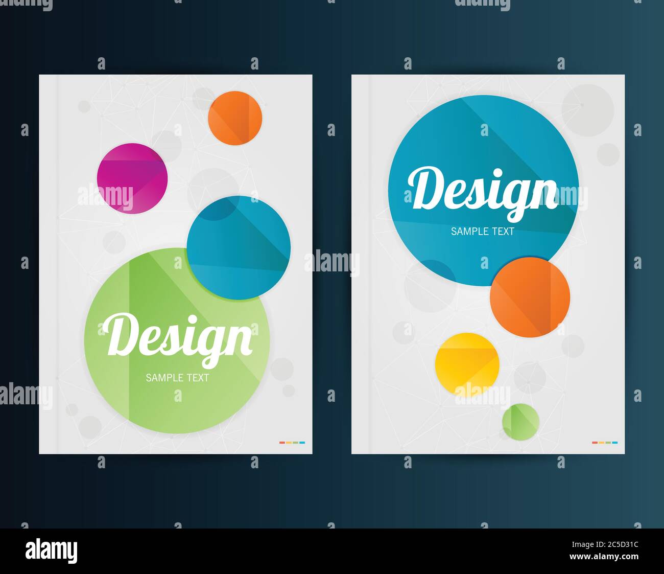 Vector Illustration. Business Template for Flyer, Banner, Placard ...