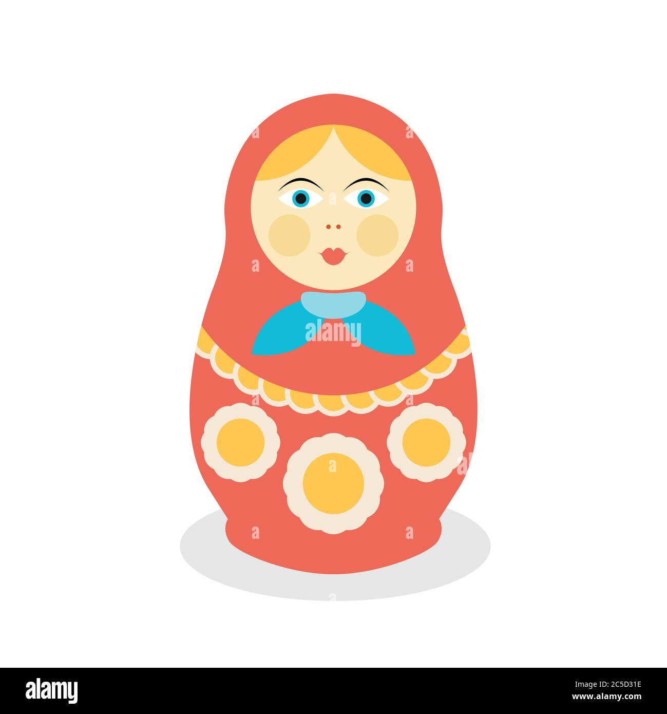 Russian Dolls Matrioshka. Flat style Stock Vector Image & Art - Alamy