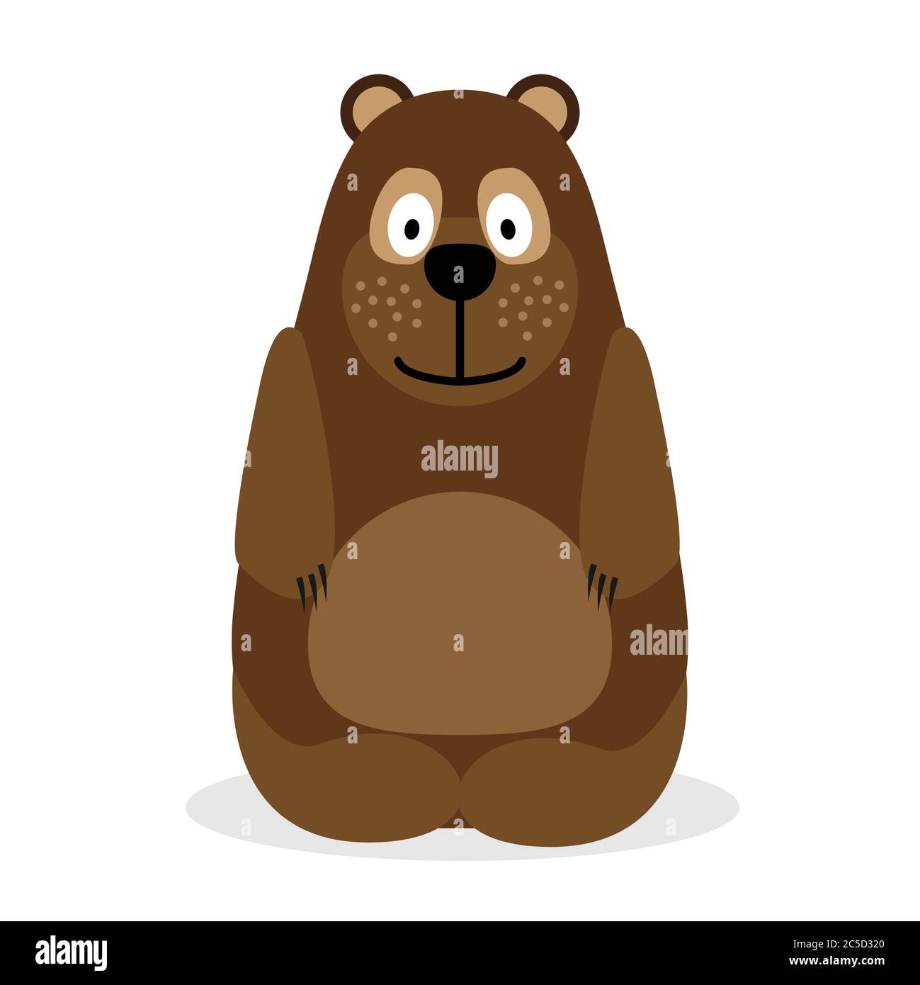Cartoon vector illustration of a bear Stock Vector Image & Art - Alamy
