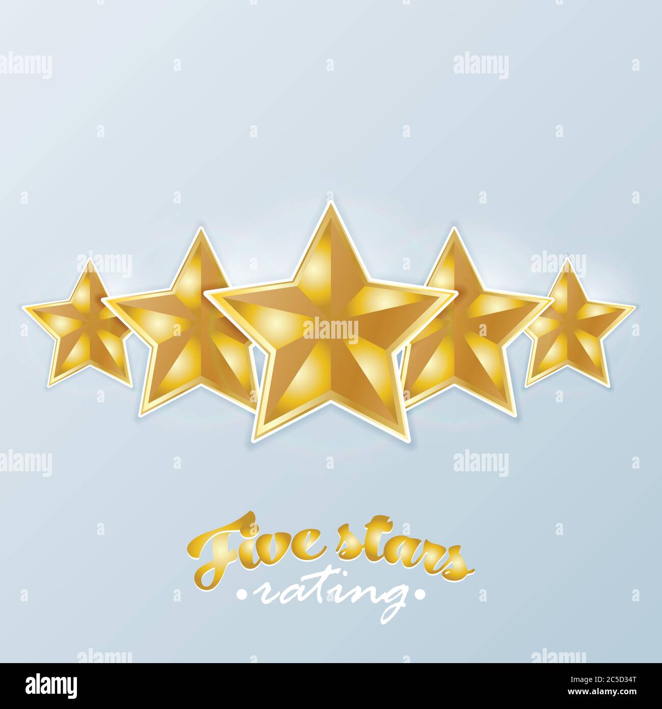 Five stars rating. Vector Stock Vector Image & Art - Alamy