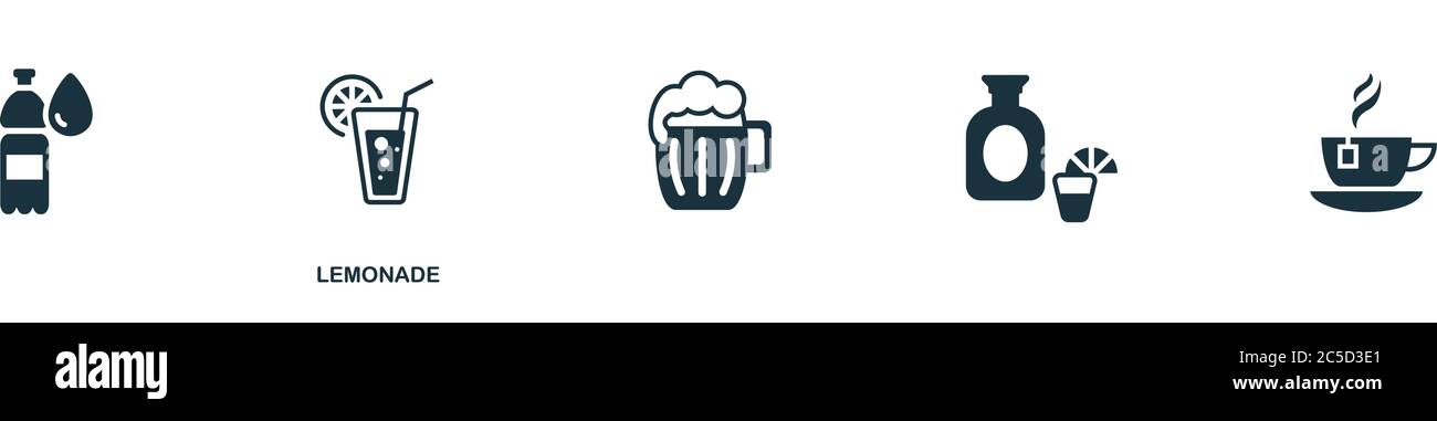 Lemonade icon. Simple element from drinks collection. Creative Lemonade ...