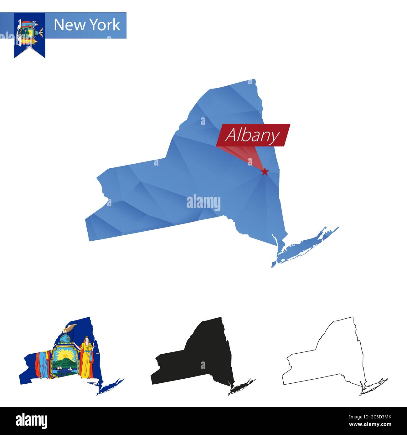 New York Capital Map