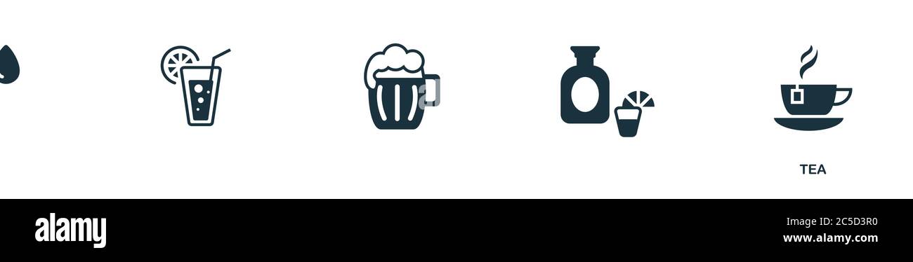 Tea icon. Simple element from drinks collection. Creative Tea icon for ...