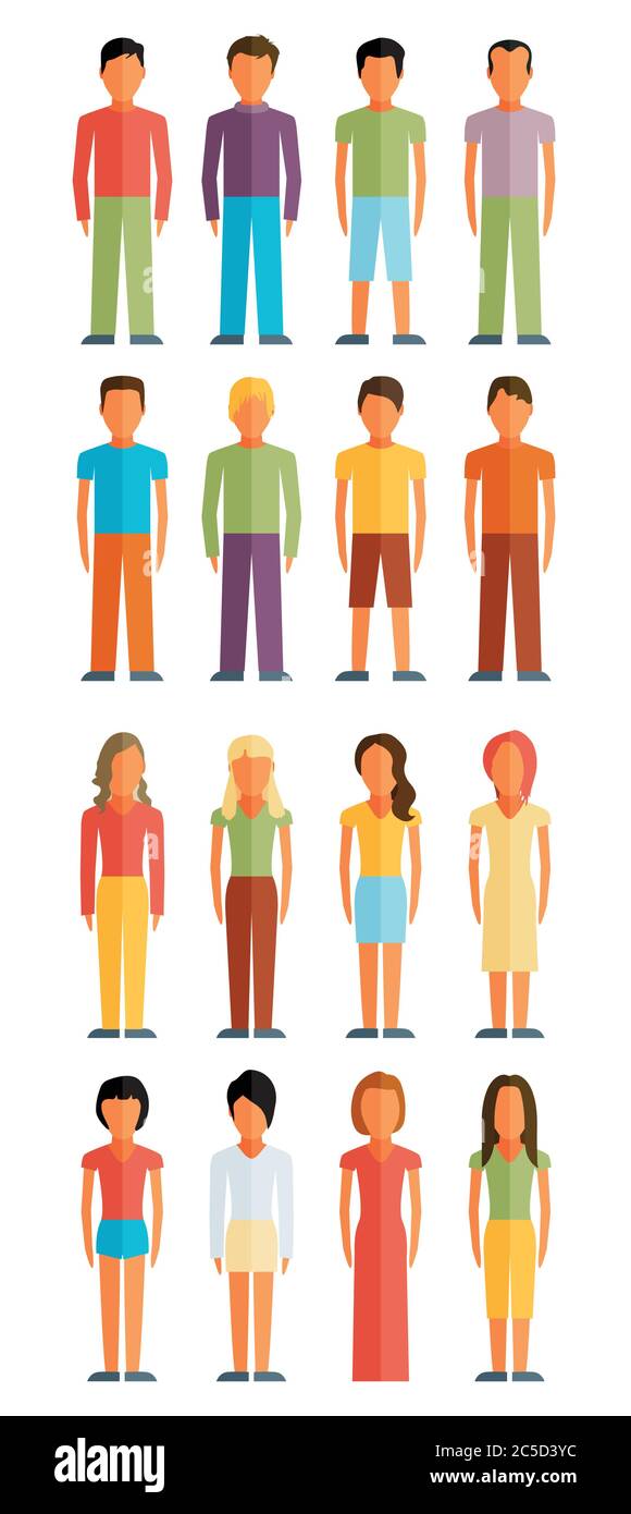 Young woman figures Stock Vector Images - Alamy