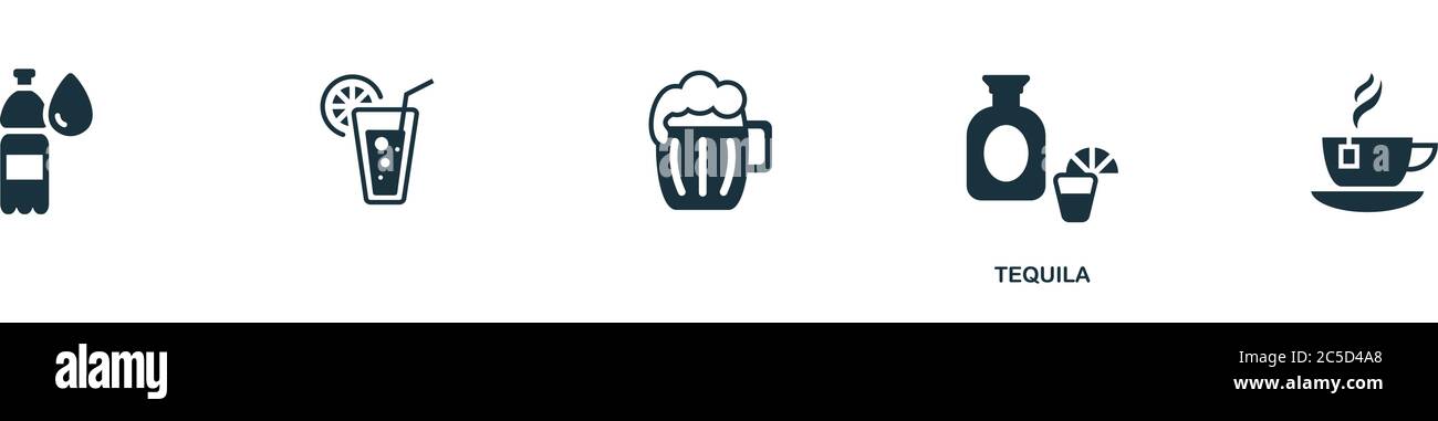 Tequila icon. Simple element from drinks collection. Creative Tequila ...