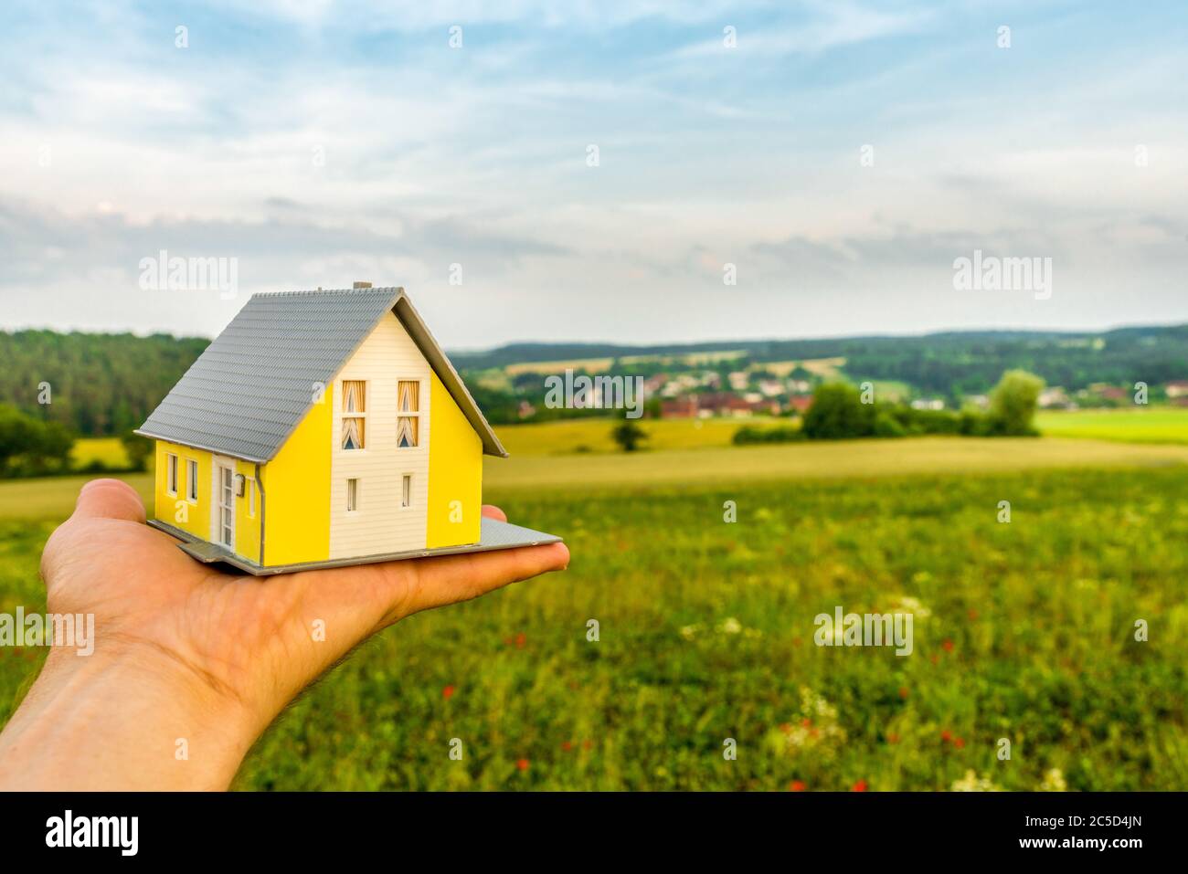 Dream of a new House Stock Photo - Alamy