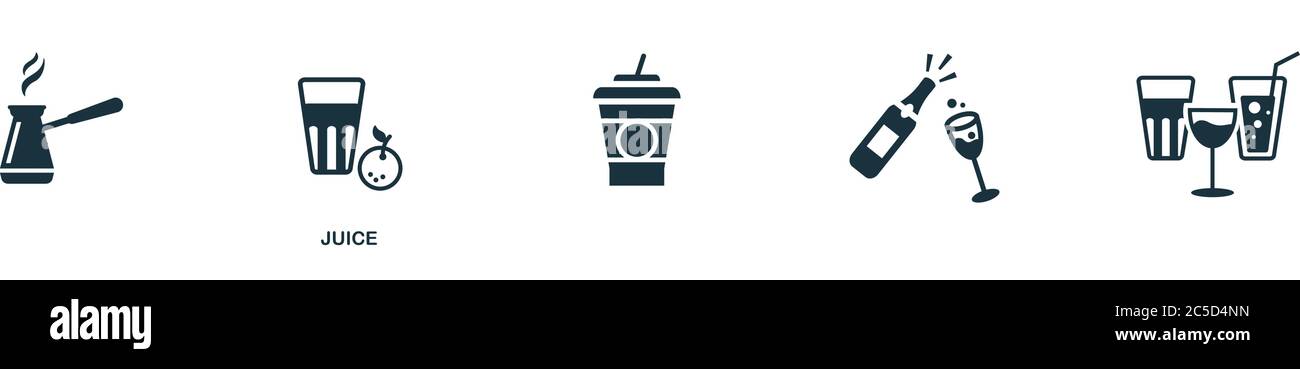 Juice icon. Simple element from drinks collection. Creative Juice icon ...