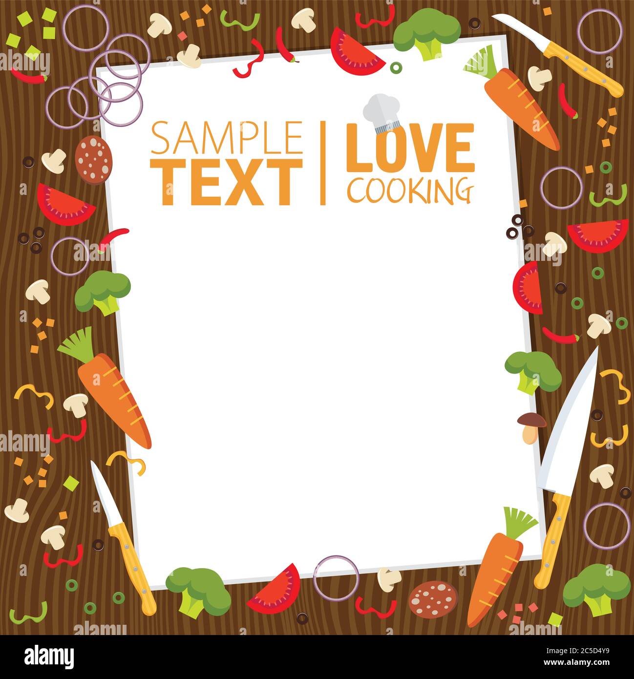 Cooking poster design. Vector illustration Stock Vector Image & Art - Alamy