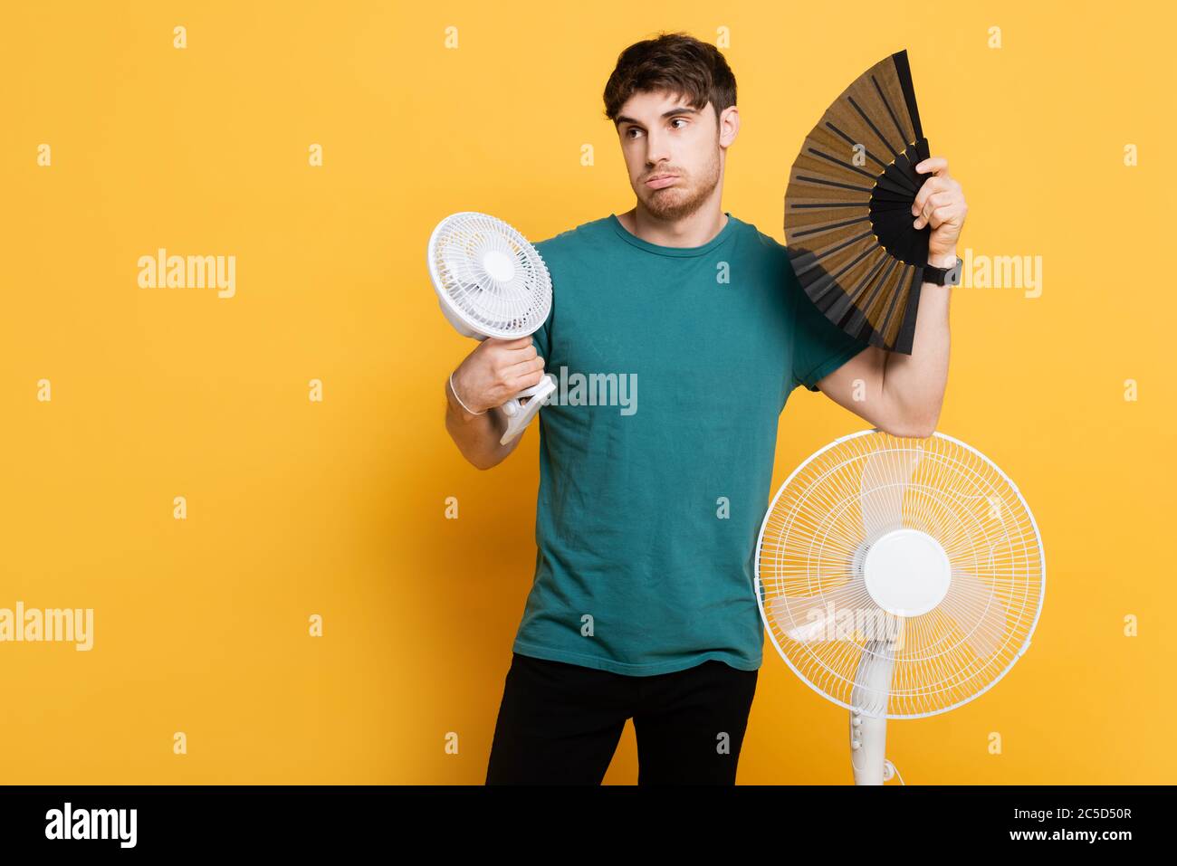 Heated Fan Photo With Person Dropship 500W Portable Electric Space