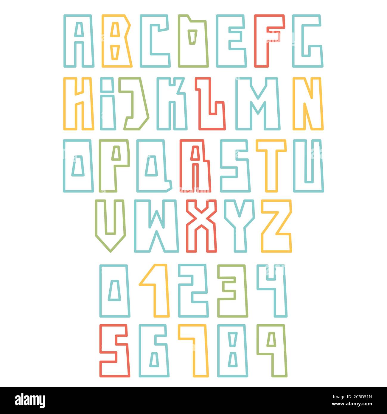 alphabet. vector font Stock Vector Image & Art - Alamy