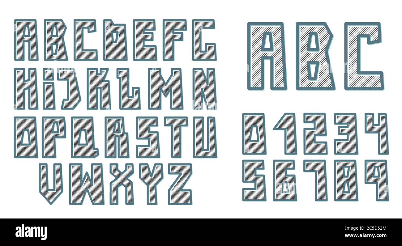 alphabet. vector font Stock Vector Image & Art - Alamy