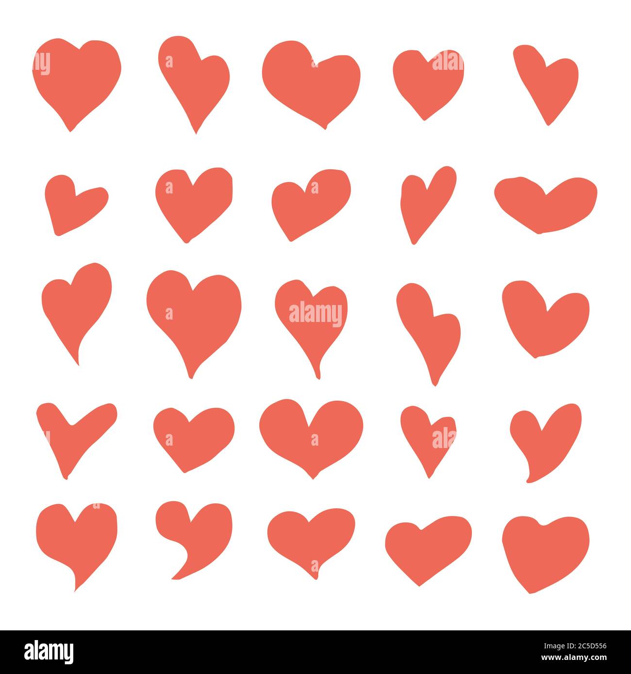Hearts; vector set Stock Vector Image & Art - Alamy