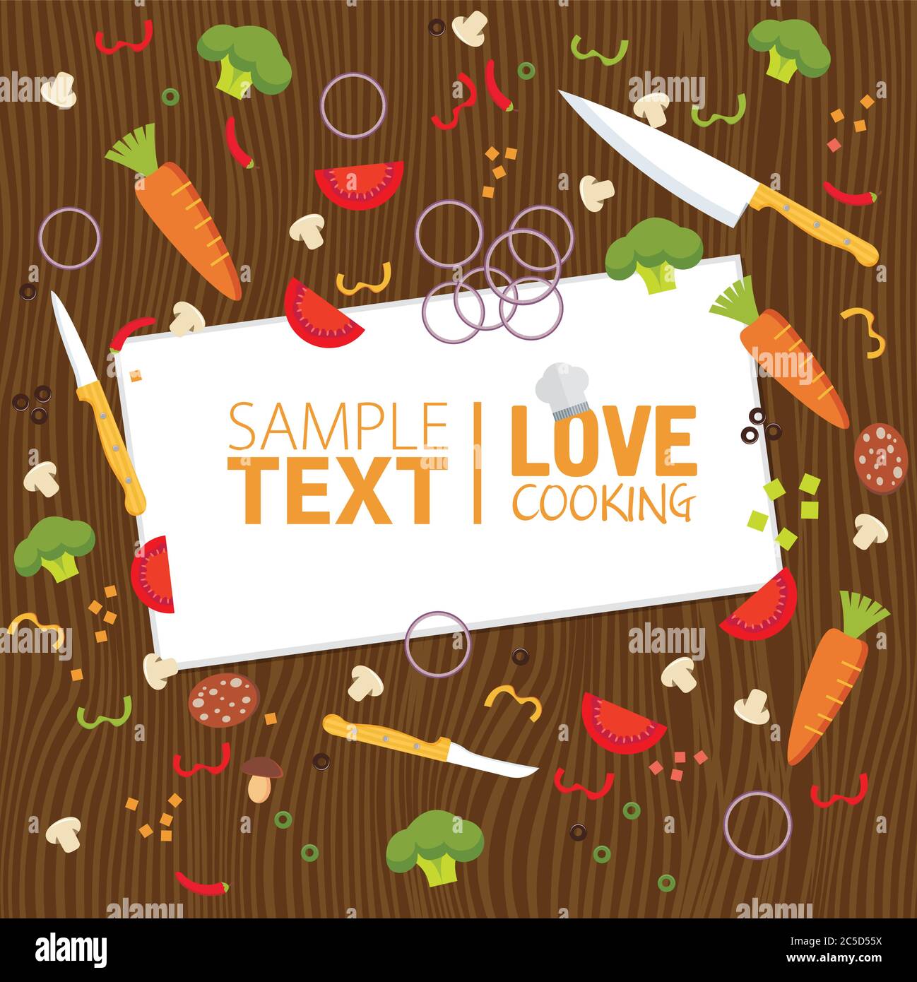 Cooking poster design. Vector illustration Stock Vector Image & Art - Alamy