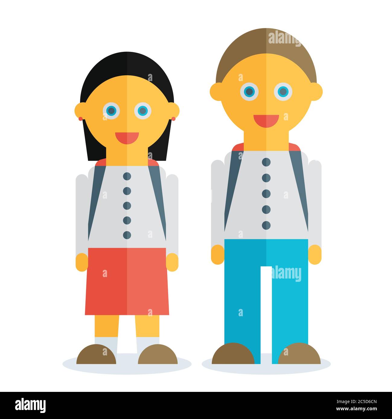 Flat character design. vector illustration Stock Vector Image & Art - Alamy