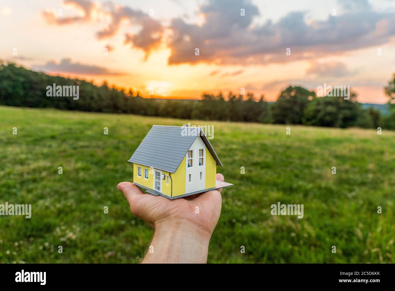 Dream of a new House Stock Photo - Alamy
