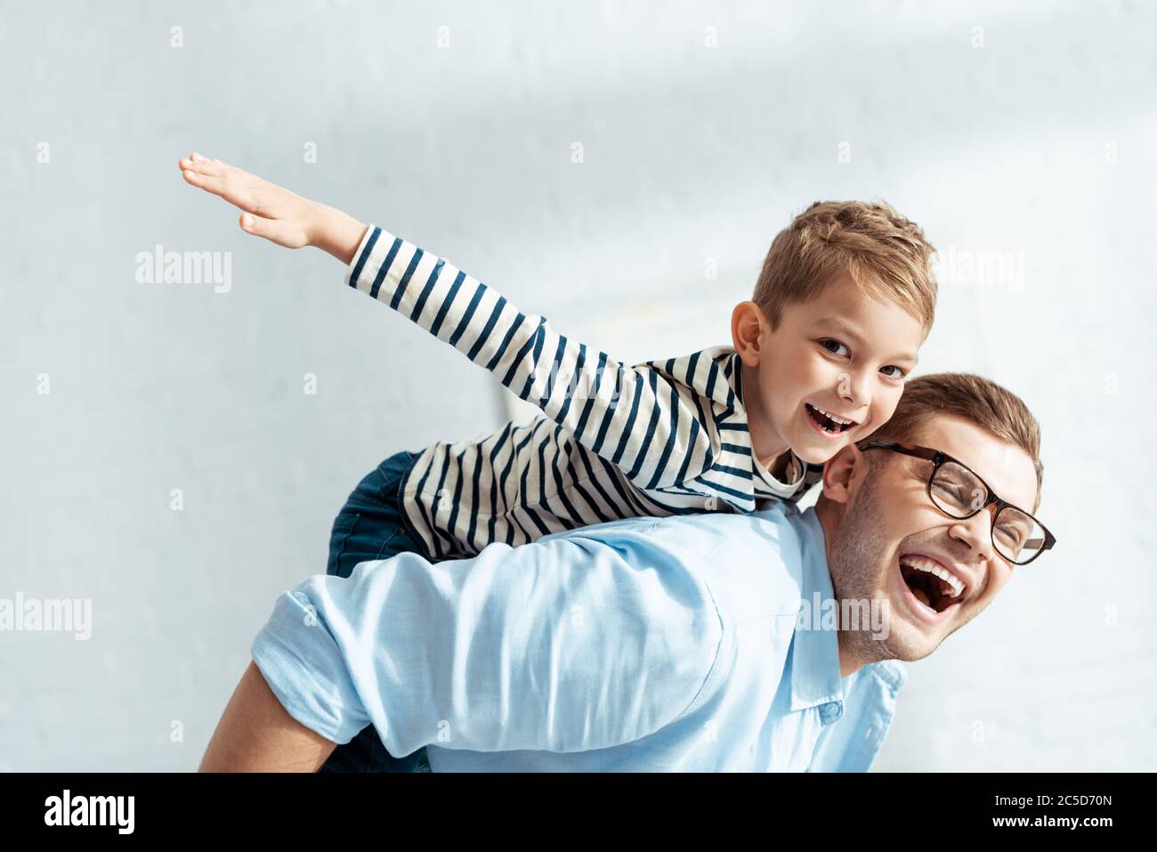 Imitating dad hi-res stock photography and images - Alamy