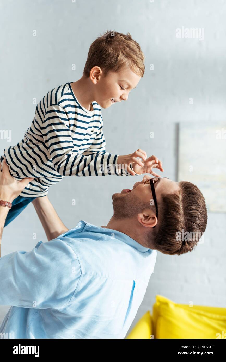 Kid scaring man hi-res stock photography and images - Alamy
