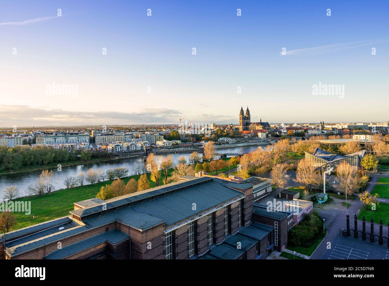 Magdeburg, Capital City of Saxony Anhalt in Germany Stock Photo - Alamy
