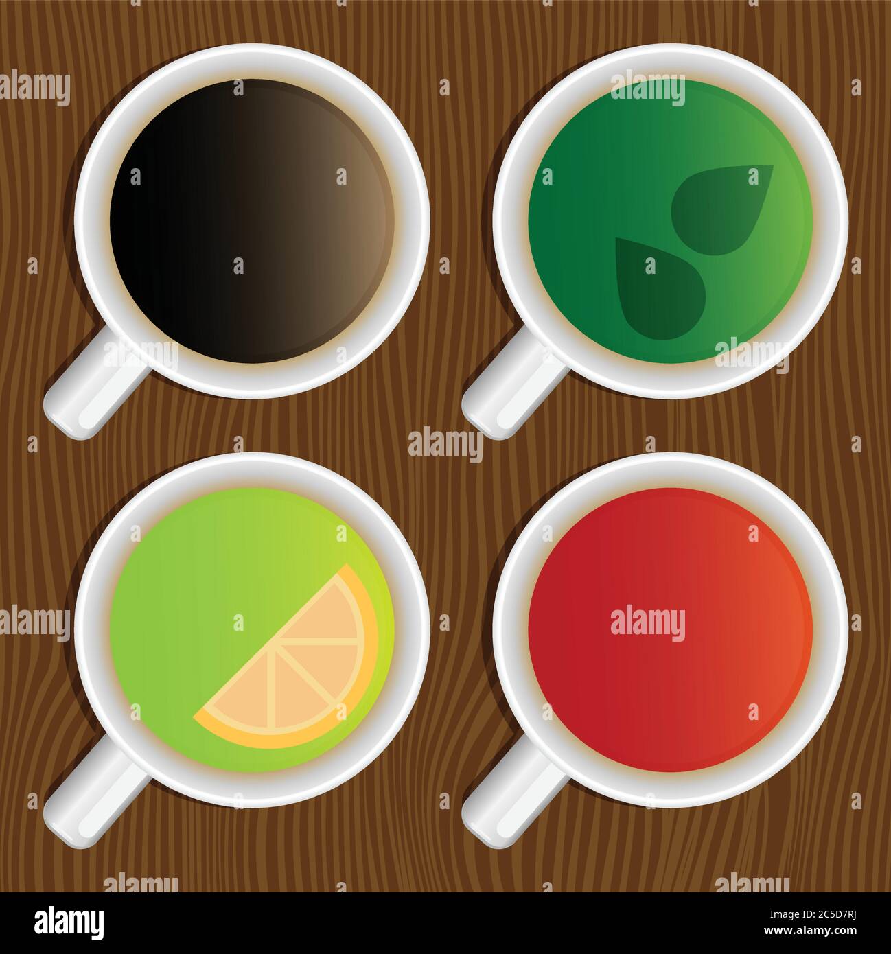 Coffee shop with a view Stock Vector Images - Alamy